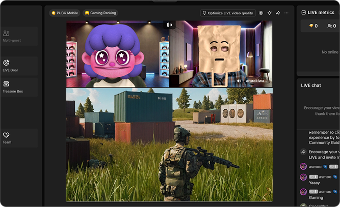 Game together with new co-host layouts | LIVE Studio Help Center