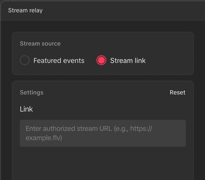 Embed livestreams into your LIVE with stream relay source | LIVE Studio ...