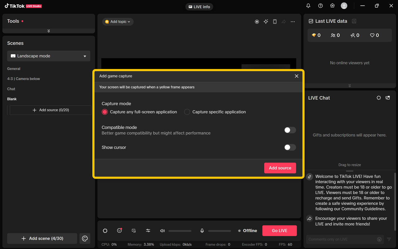 What's a source? | LIVE Studio Help Center