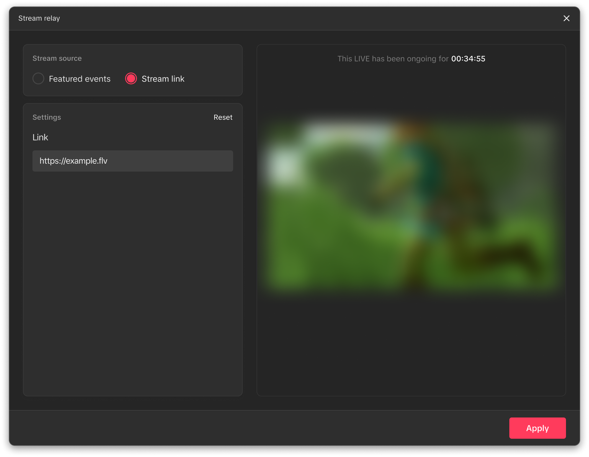 Embed livestreams into your LIVE with stream relay source | LIVE Studio ...