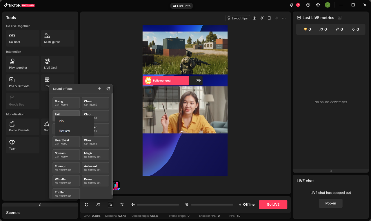 Play sound effects to boost the atmosphere | LIVE Studio Help Center