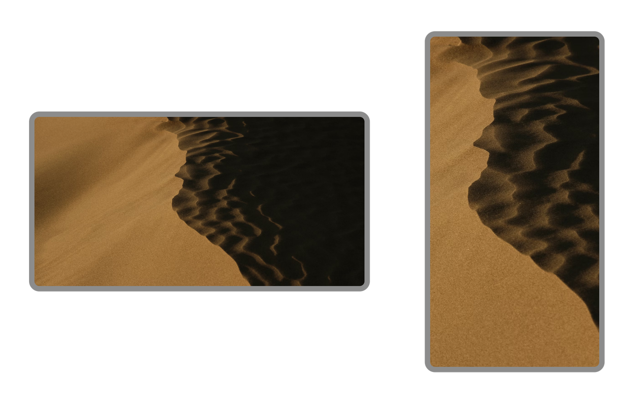 Use dual layout to go LIVE in portrait and landscape simultaneously ...