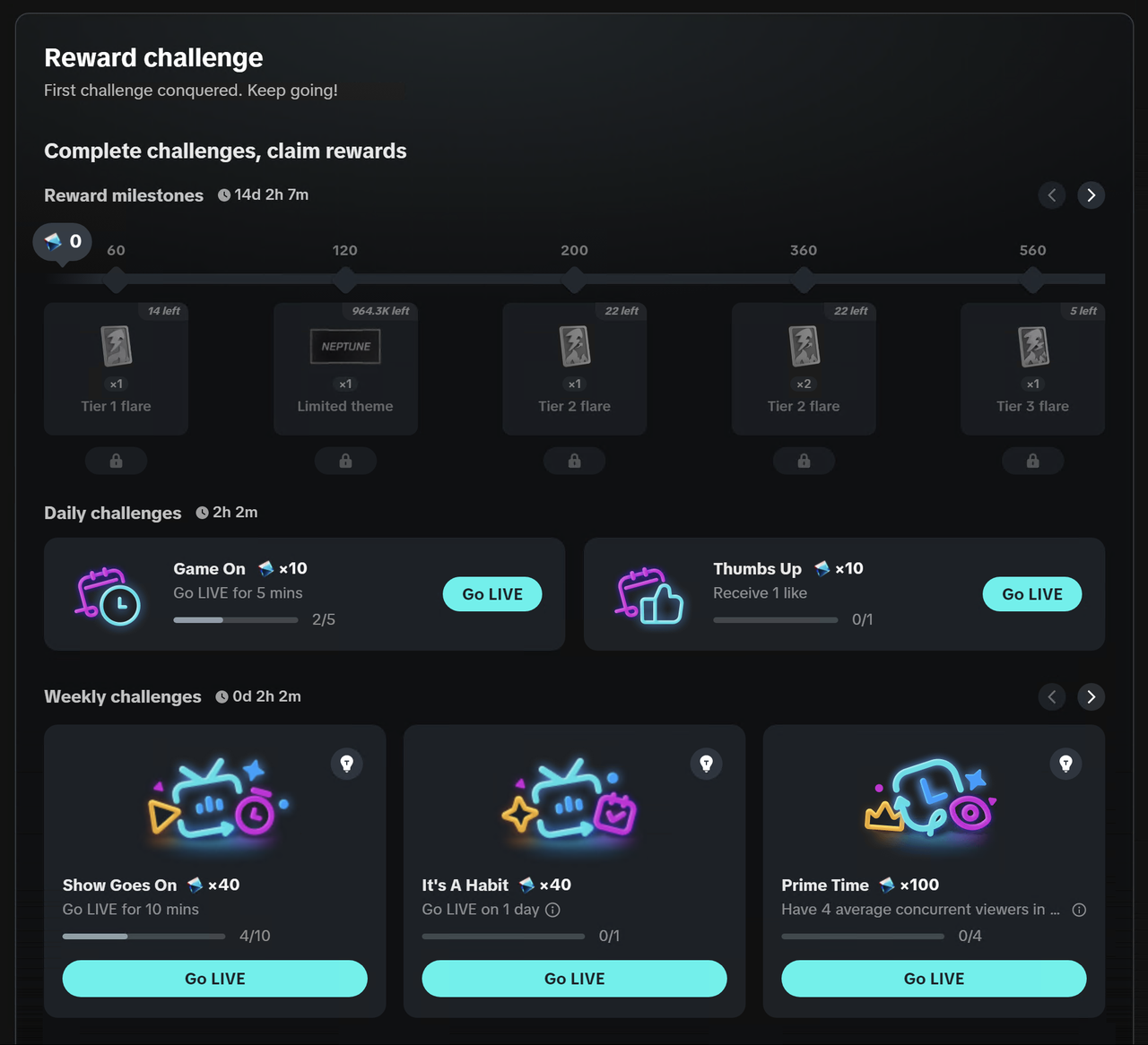Join Creator Camp for rewards and guided growth | LIVE Studio Help Center